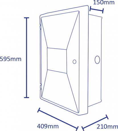 Timloc Recessed Electrical Meter Box 30011 | My Trade Products