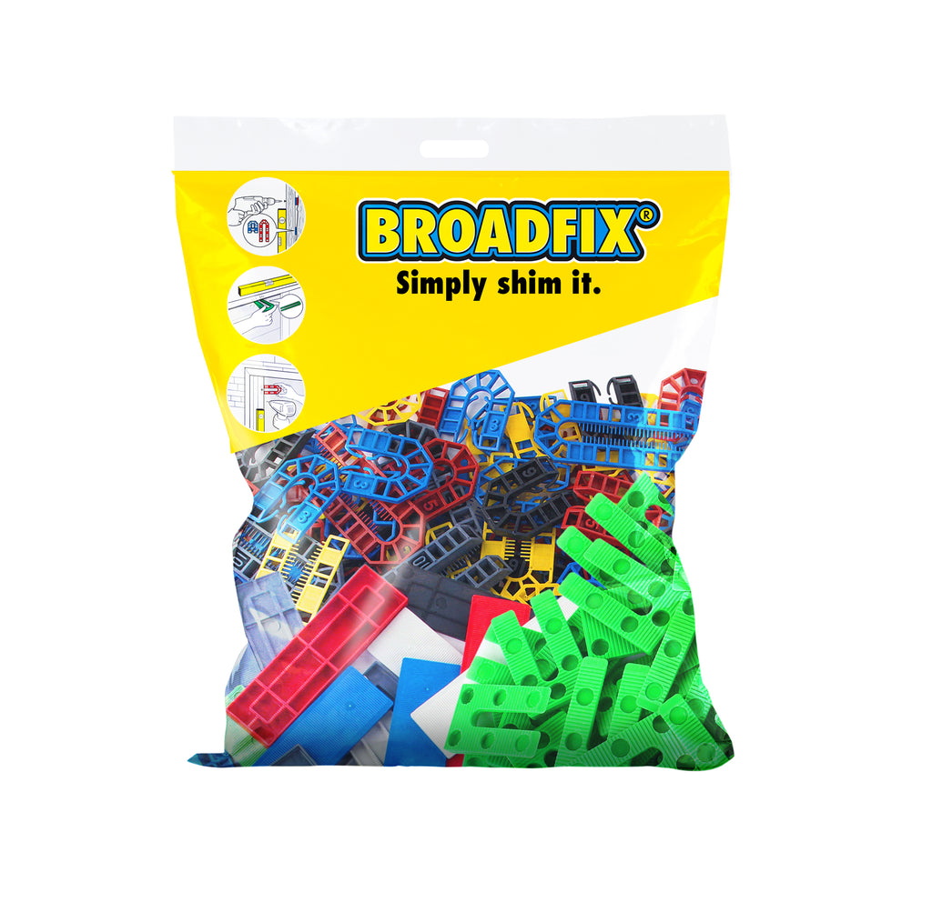 Broadfix Assorted Leveling Pails Bag 160 Pack | My Trade Products